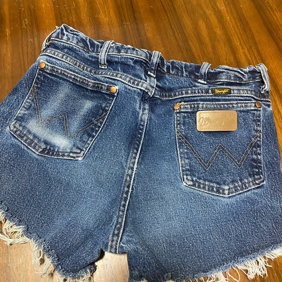 Wrangler | Shorts | Euc Repurposed Wrangler Vintage Denim Cutoffs ...